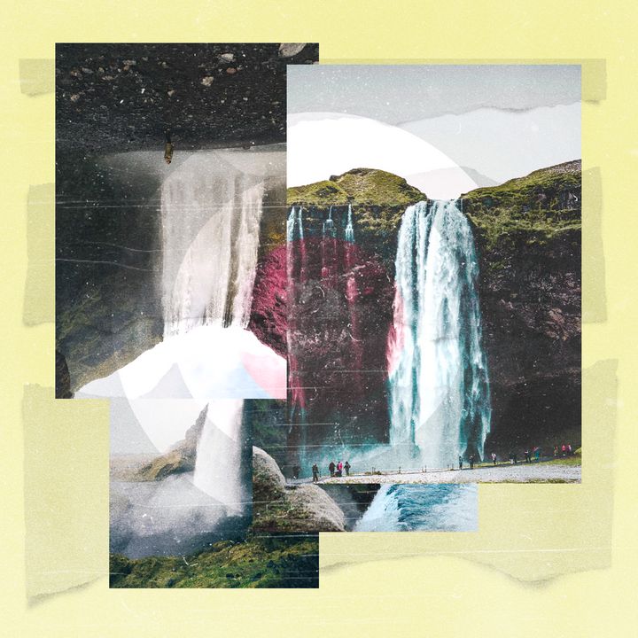 Fall into the waterfall - @thecolorfulkid - Digital Art, Abstract ...