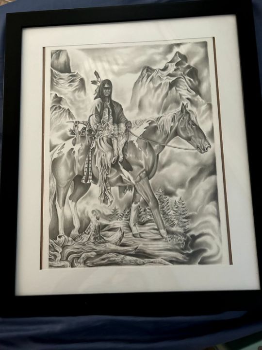Native American prison art - Texas prison art - Drawings & Illustration ...