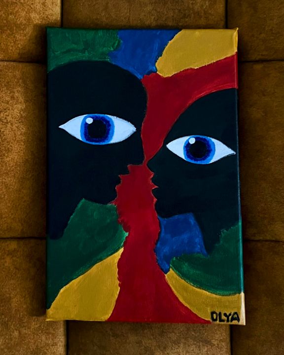 Vis A Vis - OLYA - Paintings & Prints, People & Figures, Love & Romance ...