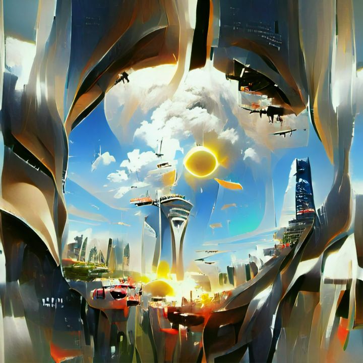 100Circles #32 - Future - 100Circles Gallery - Paintings & Prints ...