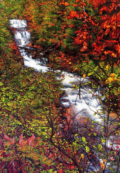 Sable Falls, Michigan - Forrest Miller Paintings - Paintings & Prints ...