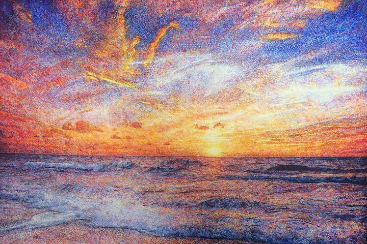 Somewhere Beyond The Sea - Forrest Miller Paintings - Paintings ...