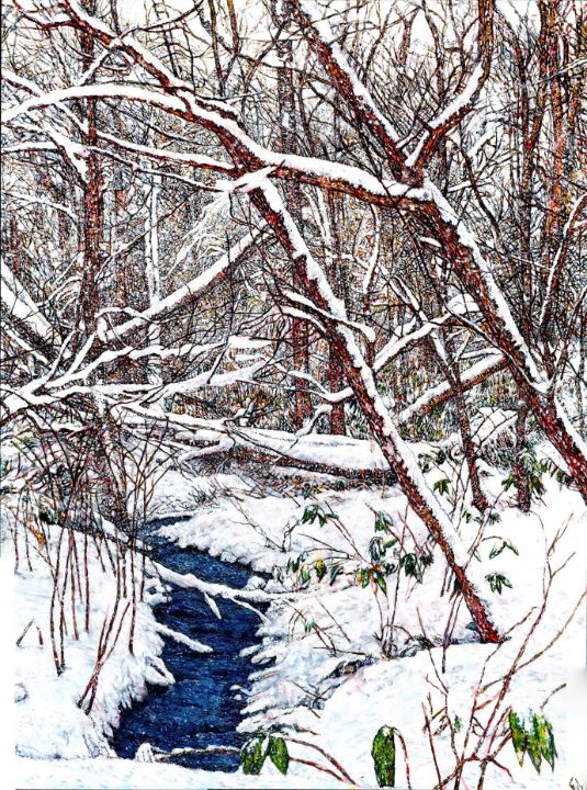 Winter - Forrest Miller Paintings - Paintings & Prints, Landscapes ...