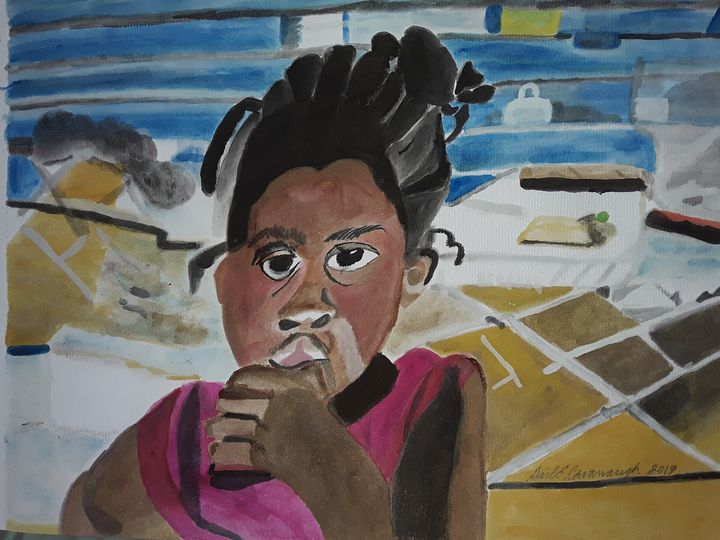 Clovis - Gail Cavanaugh Art - Paintings & Prints, Ethnic, Cultural ...