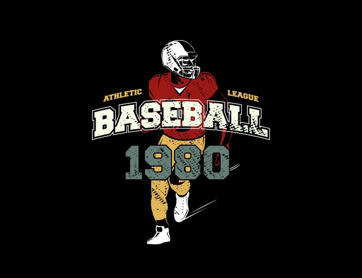 Baseball Theme Design for print - Clothing - Drawings & Illustration ...