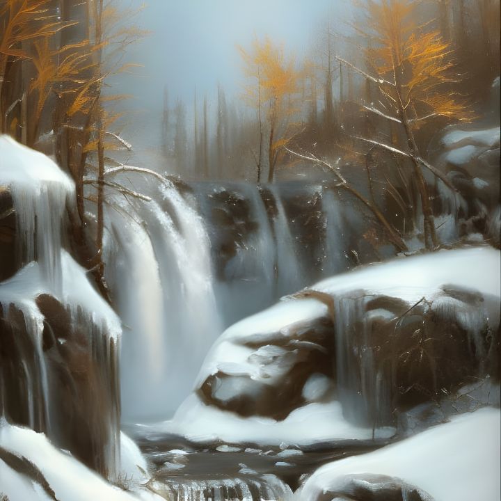 Frozen Beauty - Carol-Ann Taillefer - Digital Art & AI, Landscapes ...