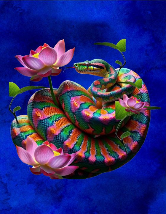 Slitherlining Beauty - LJKP Innovations llc - Drawings & Illustration ...