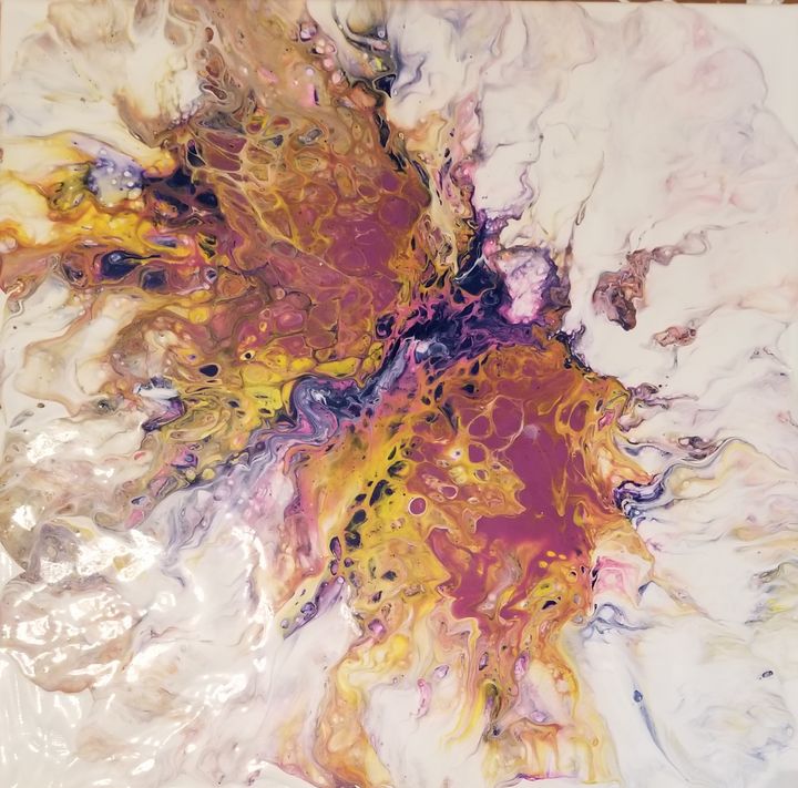 Purple mess - MJ Paintings - Paintings & Prints, Abstract, Movement ...