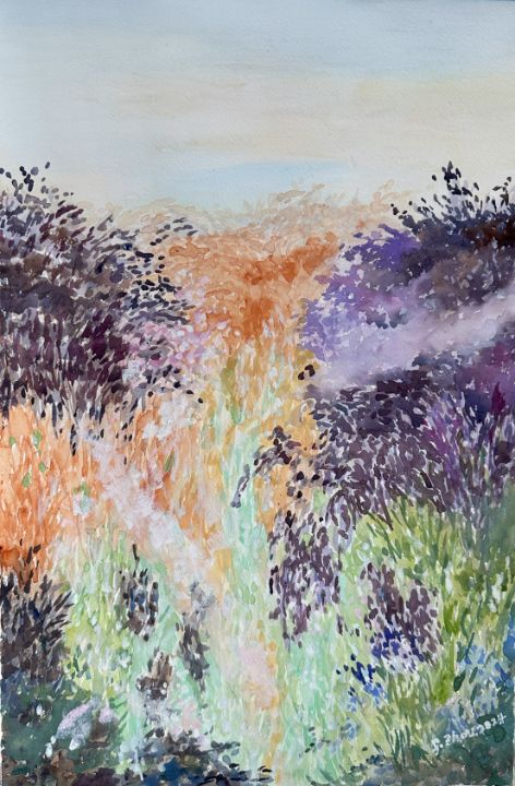 Heather Hill - Florence Zhou 's Fine Art - Paintings & Prints ...