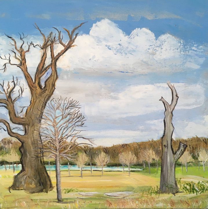 Watching the storm clouds pass - Sally Anne Wake Jones - Paintings ...