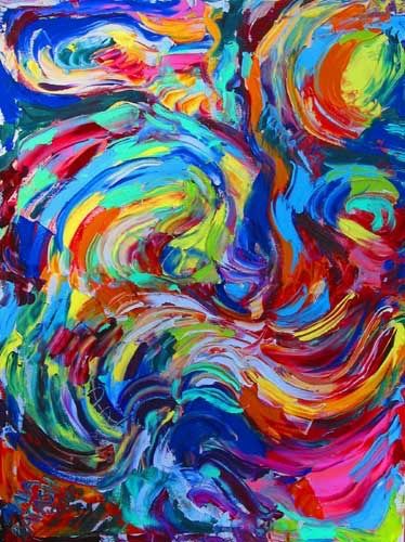 The Smile - Maya Batash - Paintings & Prints, Abstract, Other Abstract ...