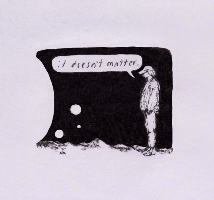 It Doesnt Matter Cale Jay Drawings And Illustration Abstract Other