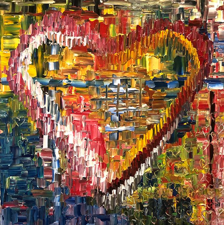 Heart - Phillppe CBS - Paintings & Prints, Abstract, Geometric - ArtPal