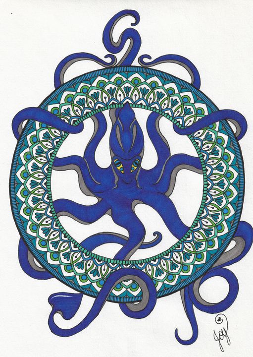 The Kraken - Joy Gillard - Drawings & Illustration, Fantasy & Mythology ...
