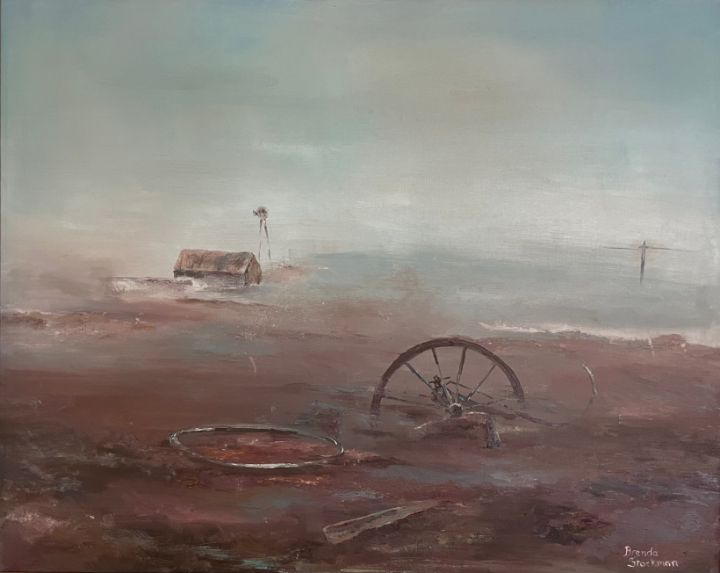 Midwest Dust Storm - Brenda's Art Gallery - Paintings & Prints ...