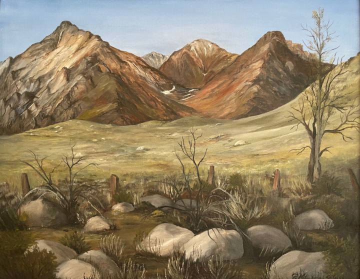 View Behind Elani Lodge - Brenda's Art Gallery - Paintings & Prints ...