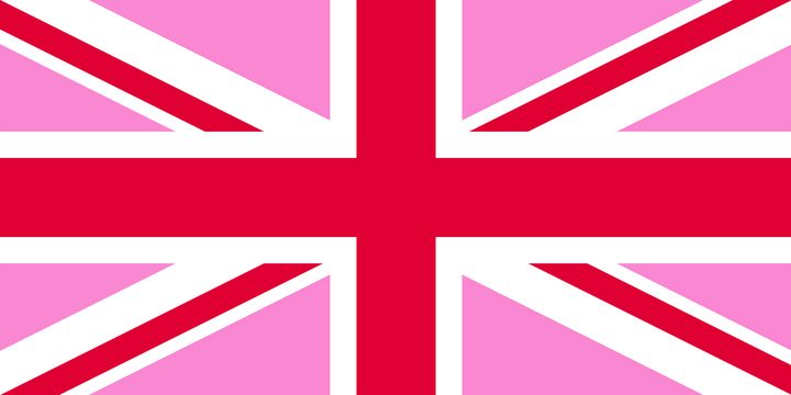 Pink Union Jack - Yvonne - Digital Art & AI, Politics & Patriotism ...
