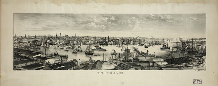 Baltimore, Maryland (1908) - Yvonne - Drawings & Illustration, Places ...