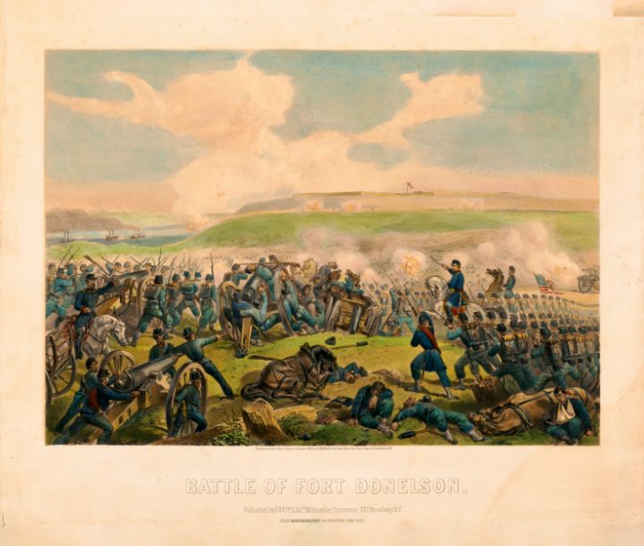 Battle of Fort Donelson - Yvonne - Drawings & Illustration, Politics ...