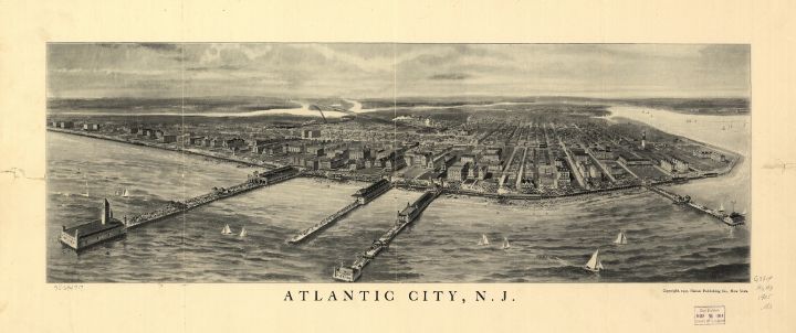 Atlantic City, New Jersey (1905) - Yvonne - Drawings & Illustration ...