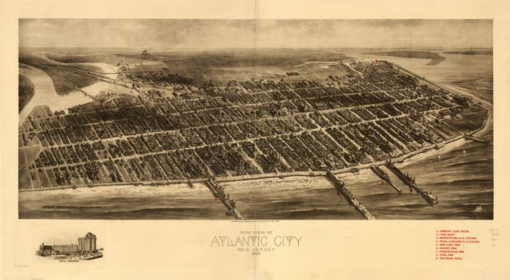Atlantic City, New Jersey (1909) - Yvonne - Drawings & Illustration ...