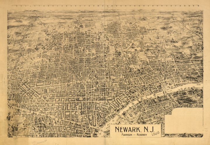 Newark, New Jersey (1895) - Yvonne - Drawings & Illustration, Places ...