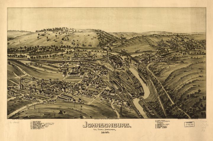 Johnsonburg, Pennsylvania (1895) - Yvonne - Drawings & Illustration ...