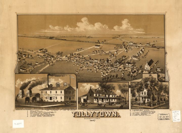 Tullytown, Pennsylvania (1887) - Yvonne - Drawings & Illustration ...