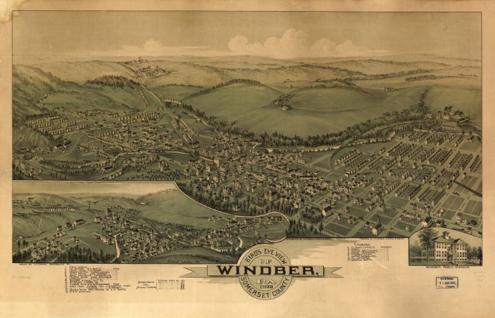 Windber, Pennsylvania (1900) - Yvonne - Drawings & Illustration, Places ...