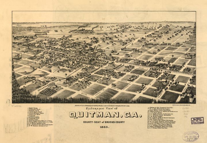 Quitman, Georgia (1885) - Yvonne - Drawings & Illustration, Places ...