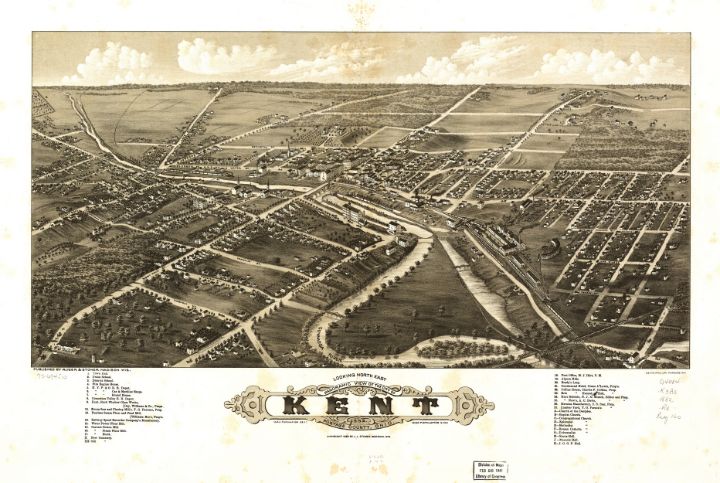 Kent, Ohio (1882) - Yvonne - Drawings & Illustration, Places & Travel ...