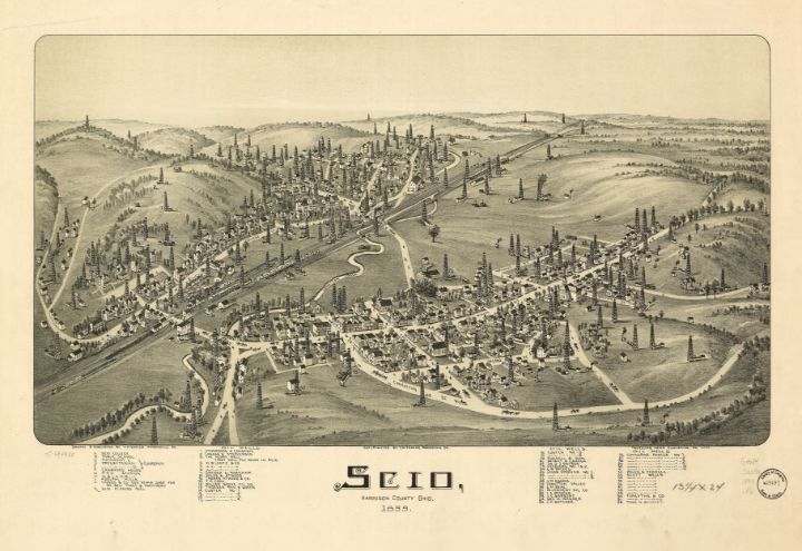 Scio, Ohio (1899) - Yvonne - Drawings & Illustration, Places & Travel ...
