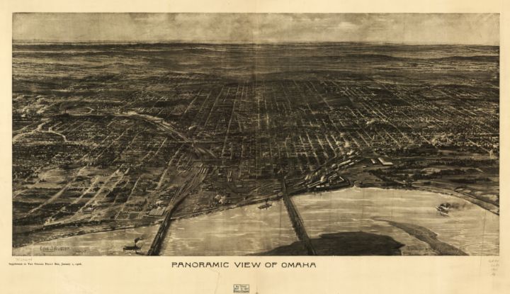 Omaha, Nebraska (1905) - Yvonne - Drawings & Illustration, Places ...