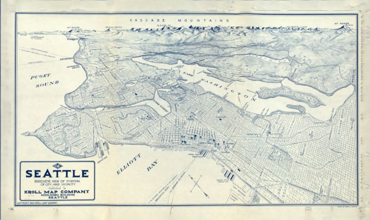 Seattle, Washington (1925) - Yvonne - Drawings & Illustration, Places ...