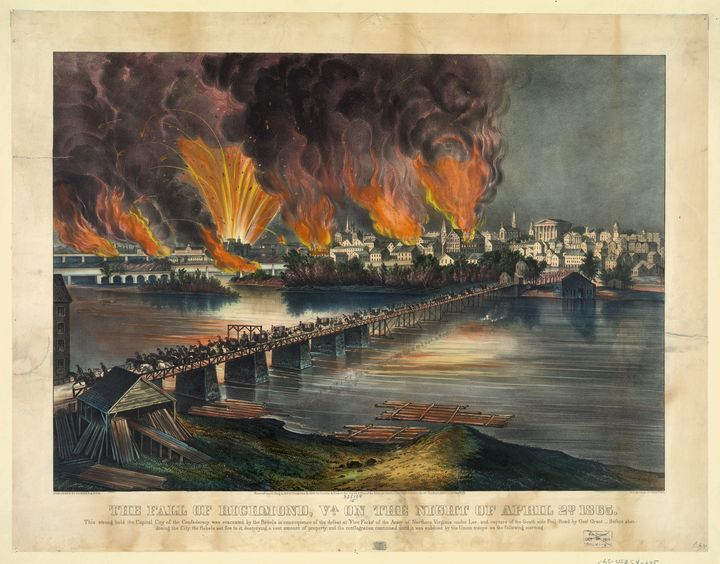 The Fall of Richmond (1865) - Yvonne - Drawings & Illustration ...