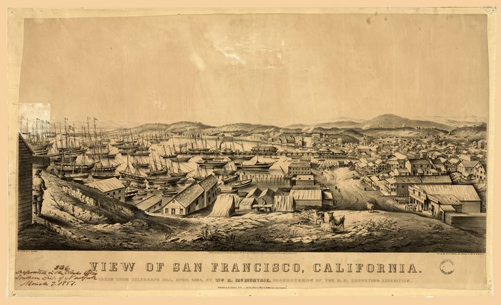 San Francisco California (1850) - Yvonne - Drawings & Illustration ...