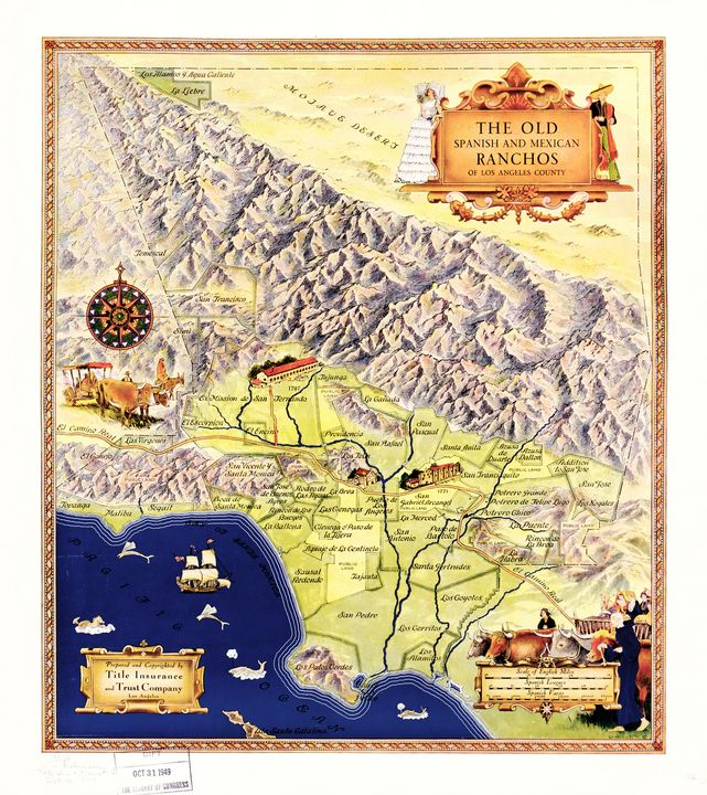 Spanish & Mexican Ranchos (1937) - Yvonne - Drawings & Illustration ...