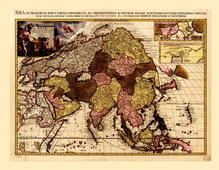 Map of Asia (1680) - Yvonne - Drawings & Illustration, Places & Travel ...