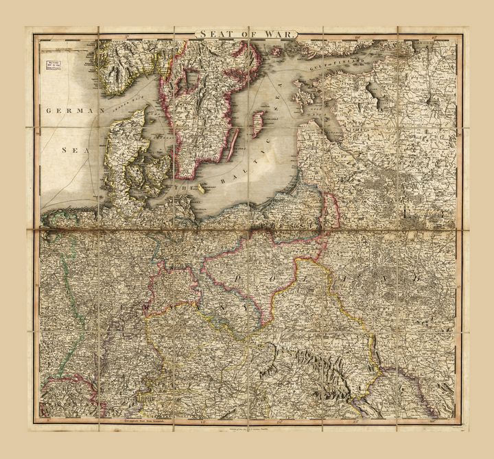 Map of Germany (1813) - Yvonne - Drawings & Illustration, Places ...