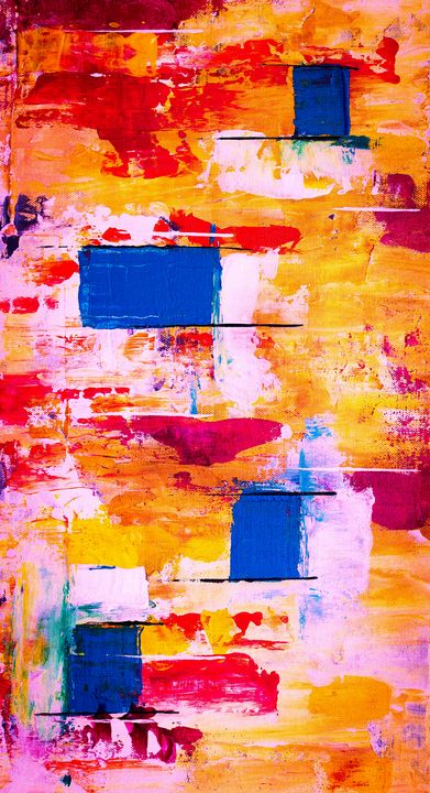 Abstract Expressionism Art Painting - Yvonne - Paintings & Prints ...