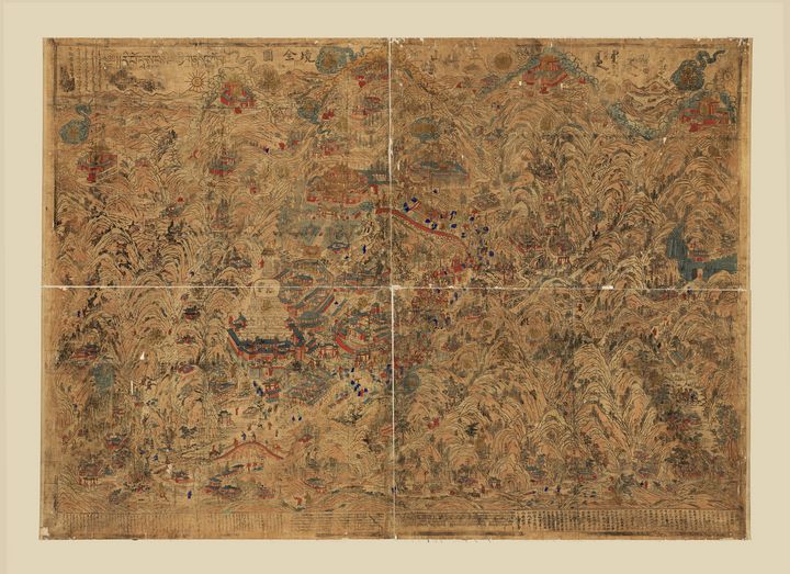 Wutai Mountains, China (1846) - Yvonne - Drawings & Illustration ...