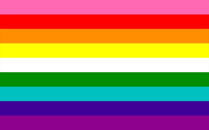 Gay Pride Flag with 9 Stripes - Yvonne - Digital Art & AI, Politics ...
