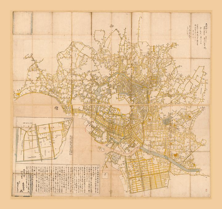 Map of Tokyo, Japan (1676) - Yvonne - Drawings & Illustration, Places ...
