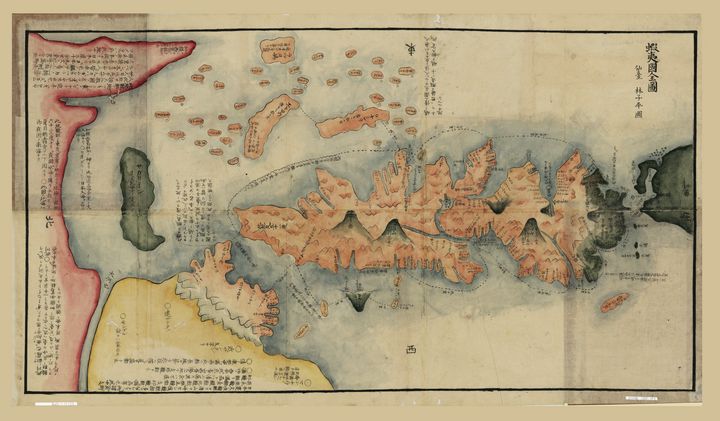 Map of Japan (c 1785-1793) - Yvonne - Drawings & Illustration, Places ...