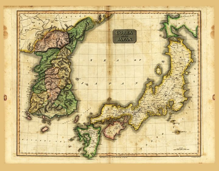 Map of Korea & Japan (1815) - Yvonne - Drawings & Illustration, Places ...