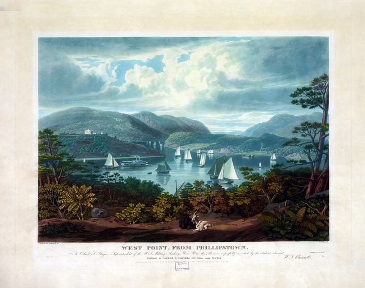 West Point, from Phillipstown (1831) - Yvonne - Drawings & Illustration ...