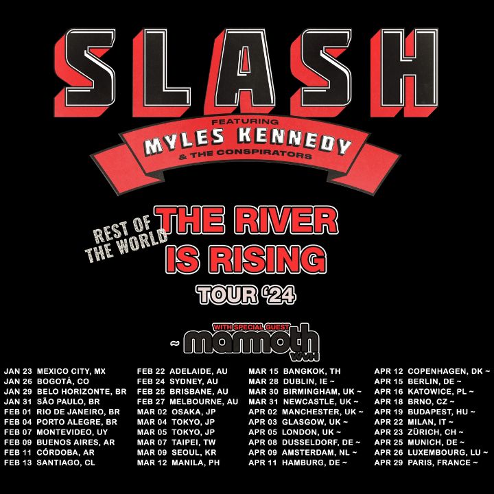 SLASH RIVER IS RISING DATES 2024 - Yusuf S - Digital Art, Entertainment ...