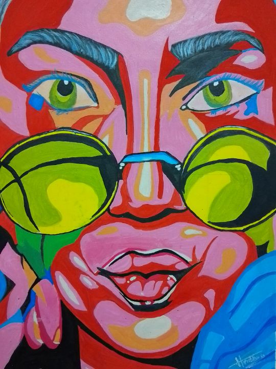 Artistic gaze - Art by hridhya... - Paintings & Prints, Abstract, Other ...