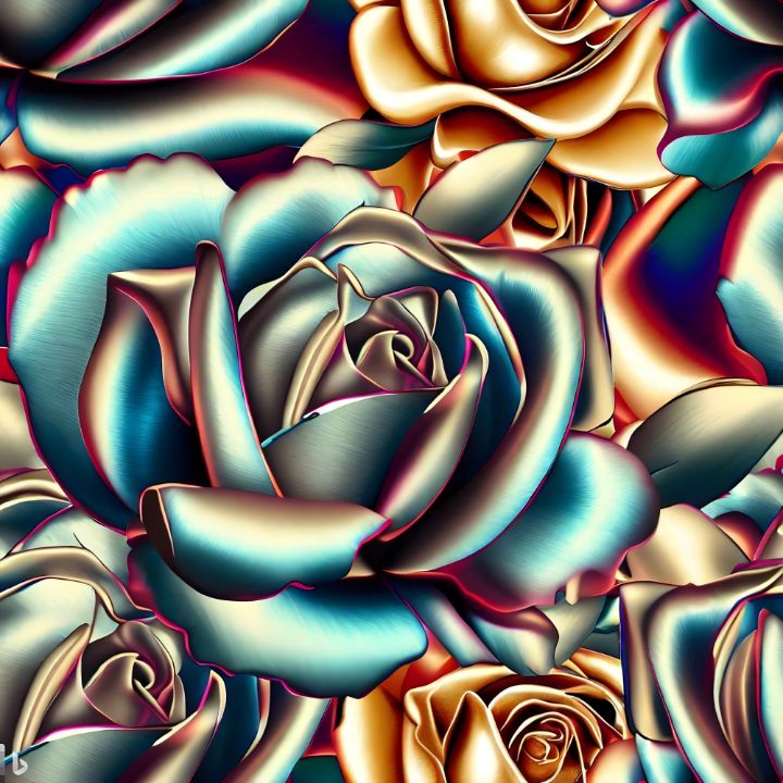 Ethereal Blooms: Vibrant Pastel - Getmeorforgetme Design - Digital Art ...