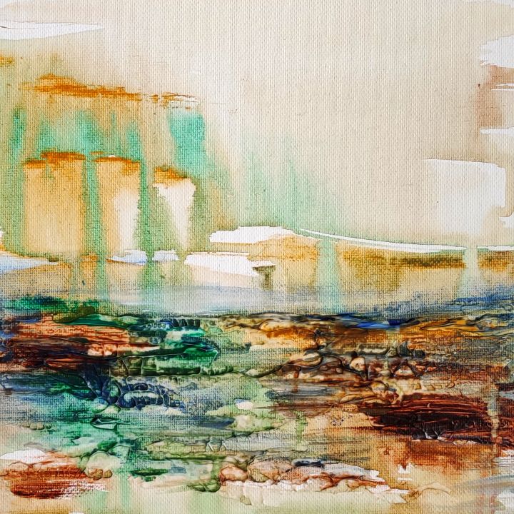 Colorful abstract landscape - Artseeker Gallery - Paintings & Prints ...